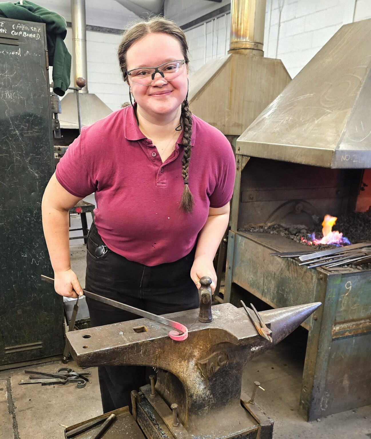Student Sportlight: Level 3 Blacksmithing - Lillie - HLNSC